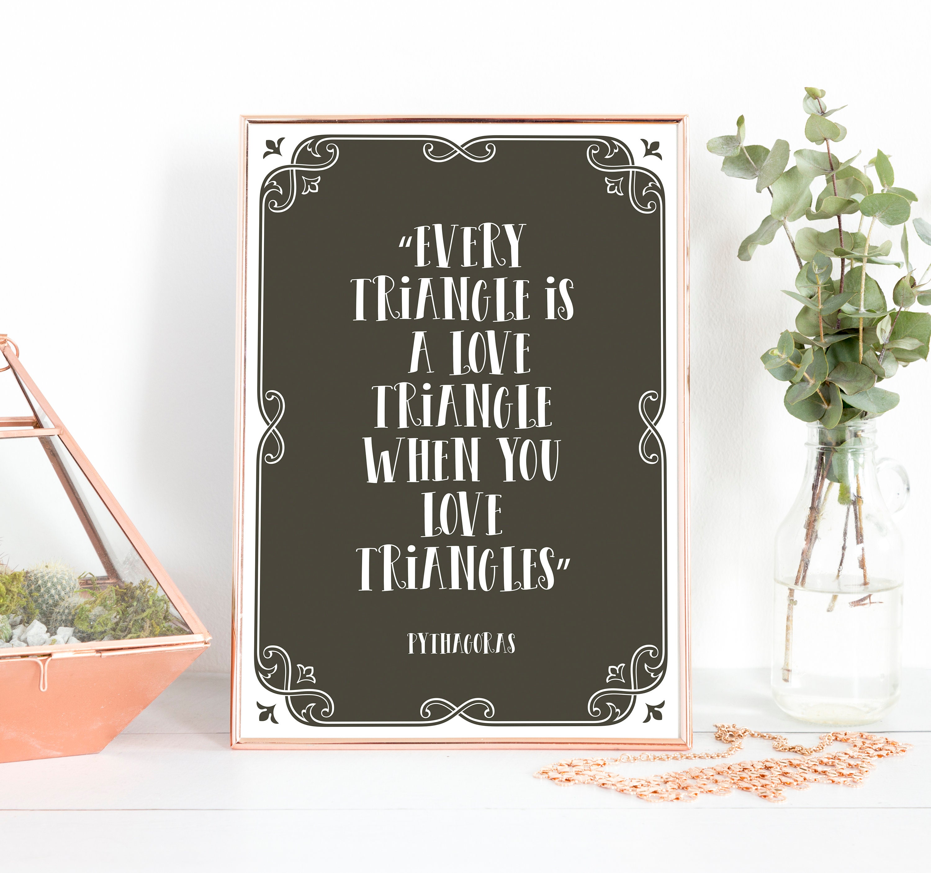 Pythagoras Pythagoras Quote Poster Pythagoras Wall Art - Etsy