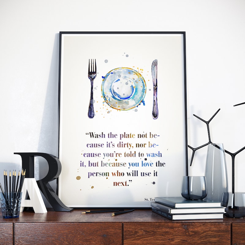 Wash the Plate - Etsy