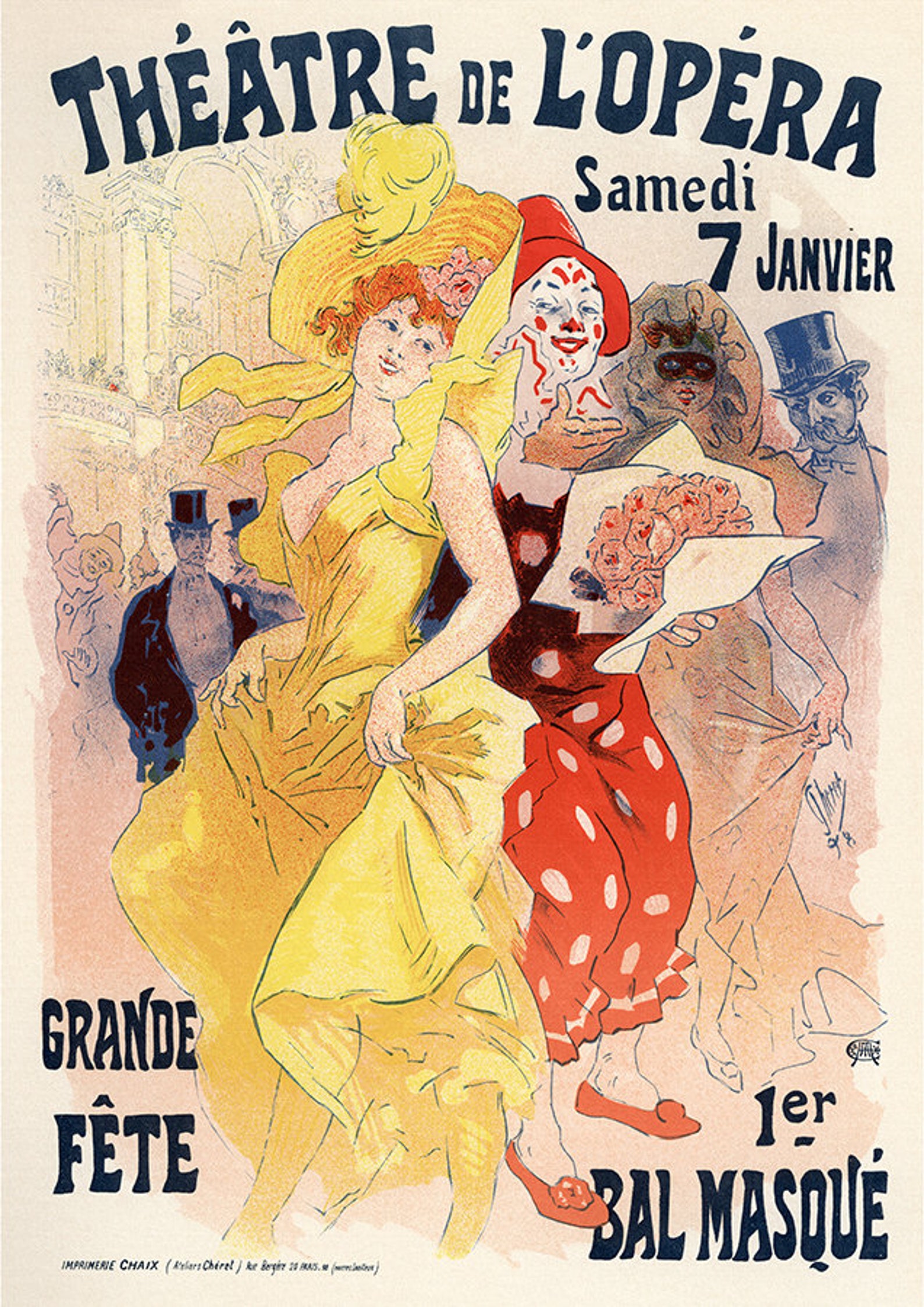 Théâtre De L'opéra Vintage Poster - Etsy