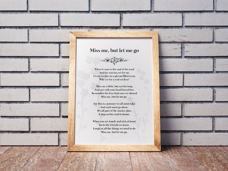 Let Me Go Poem by Christina Rossetti Christina Rossetti - Etsy Hong Kong