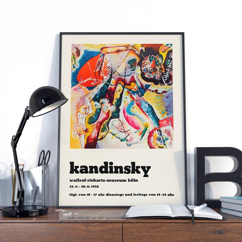 Wassily Kandinsky Wassily Kandinsky Exhibition Print GALLERY - Etsy