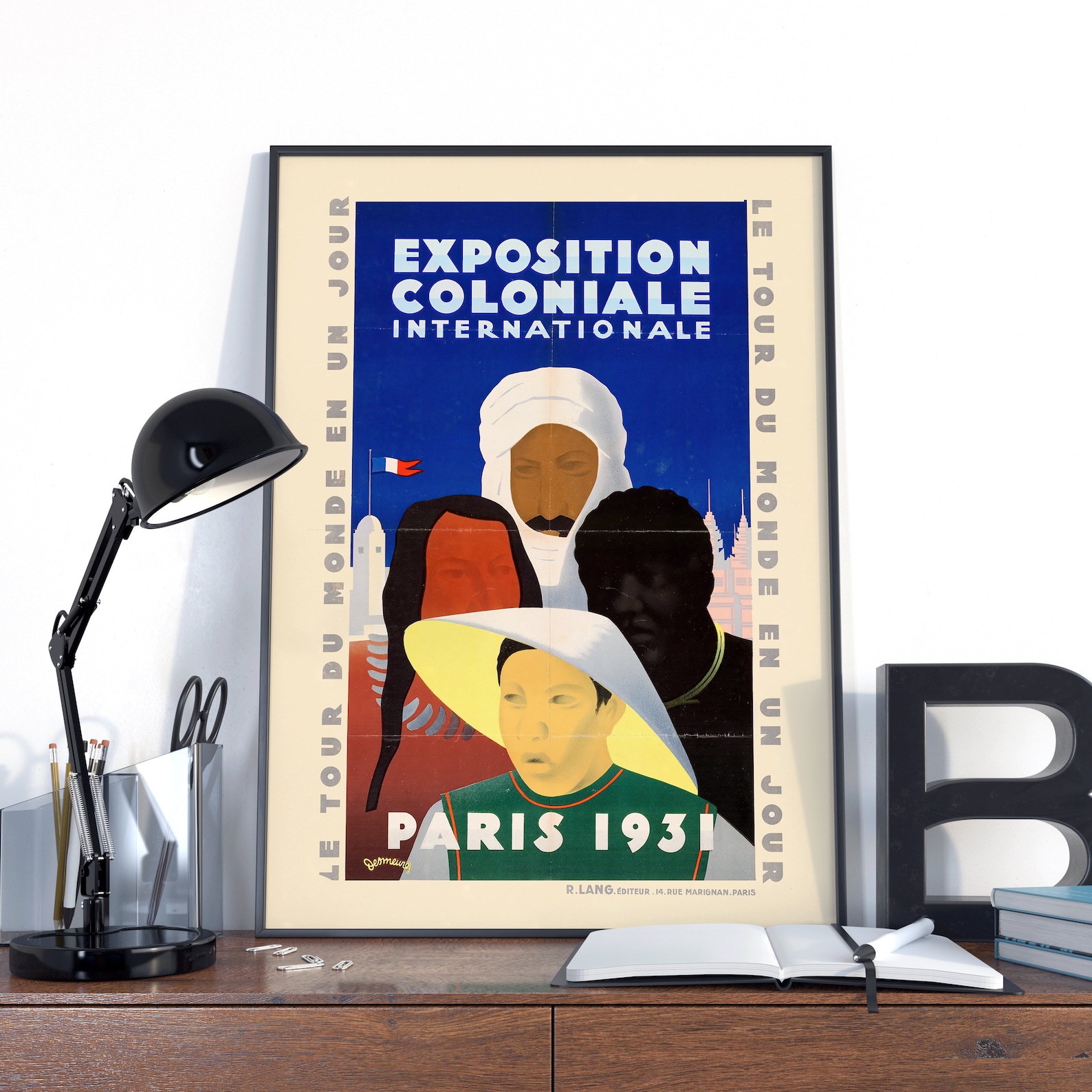 Paris Colonial Exposition 1931 French Vintage Poster | Etsy