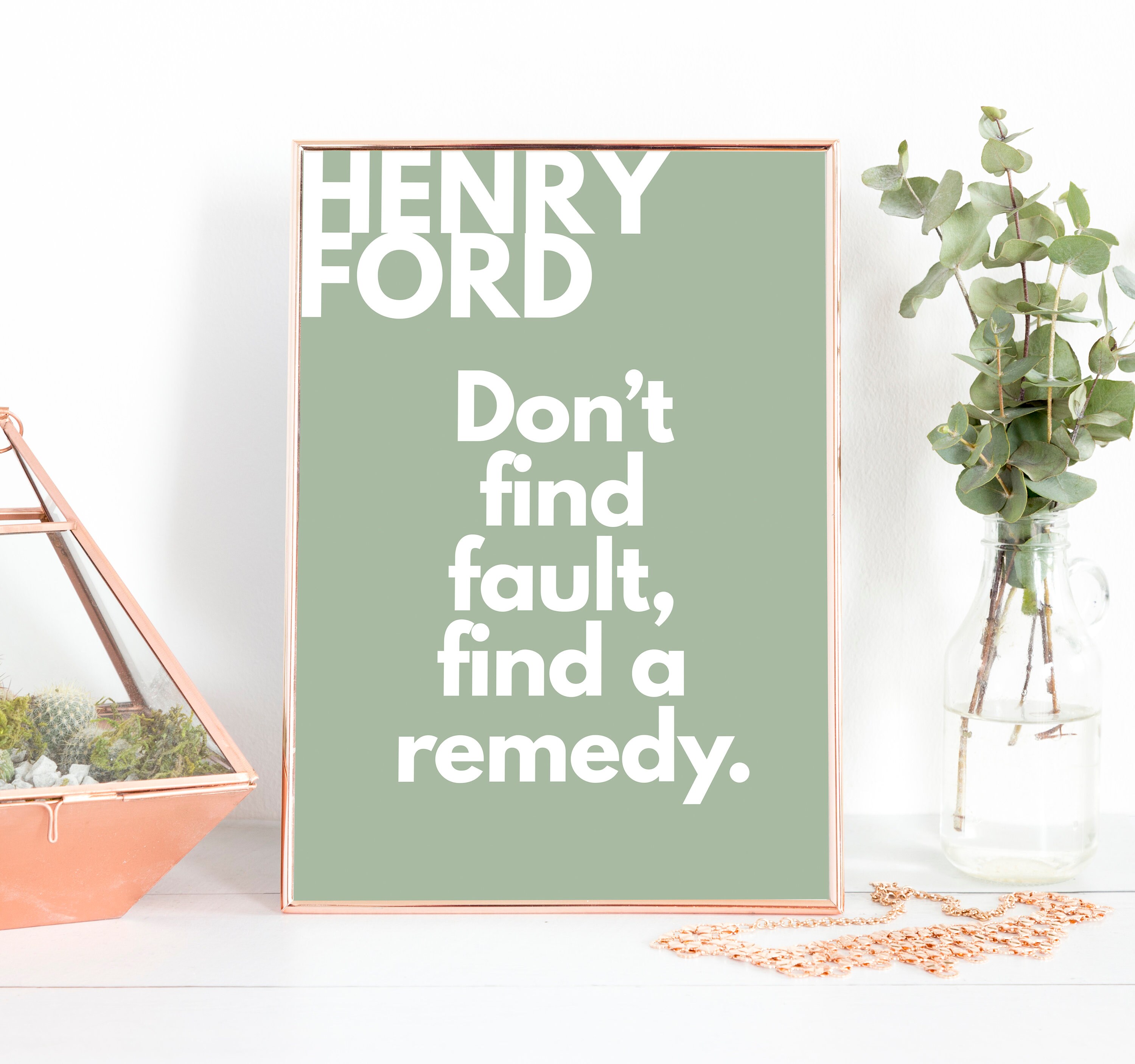 Henry Ford Henry Ford Quote Poster Henry Ford Quote Wall - Etsy