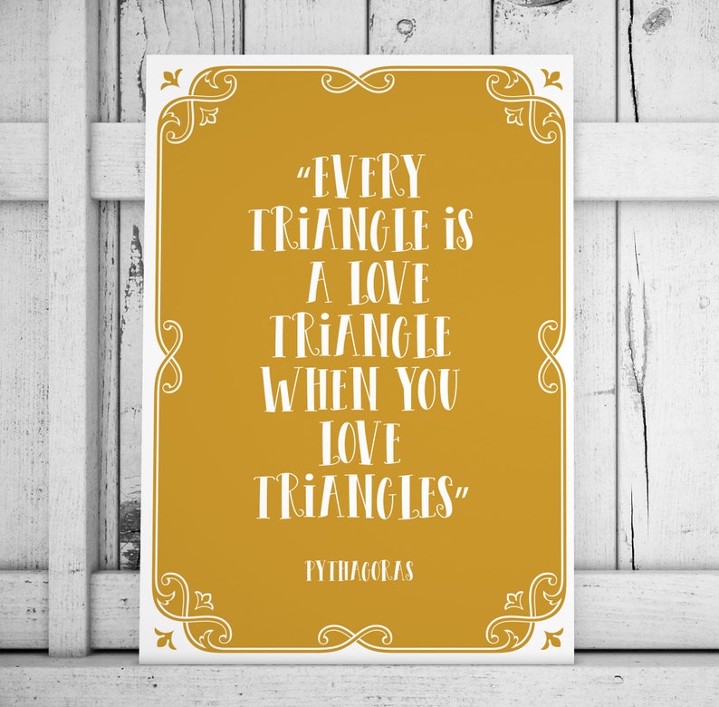 Pythagoras Pythagoras Quote Poster Pythagoras Wall Art - Etsy