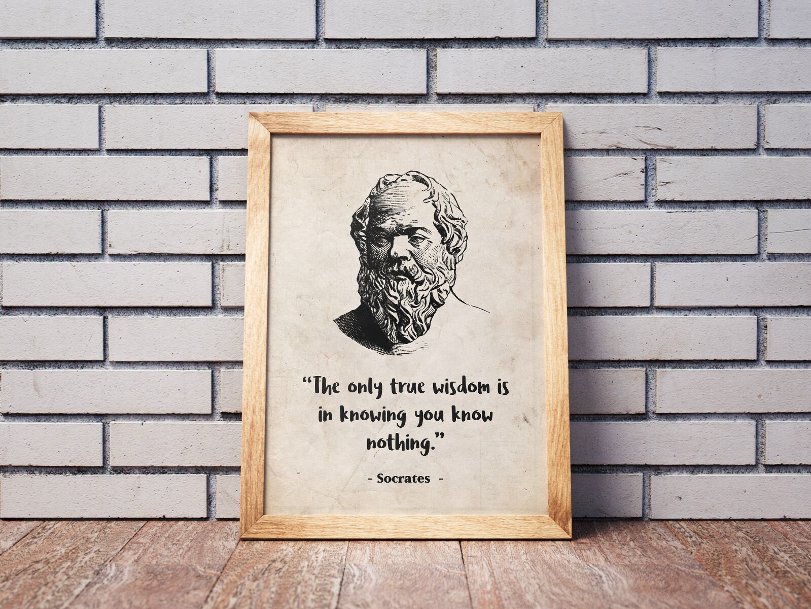 Socrates Socrates Quote Poster Socrates Quote Wall Art | Etsy