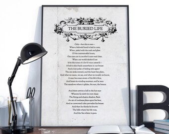 The Buried Life Poem - Etsy