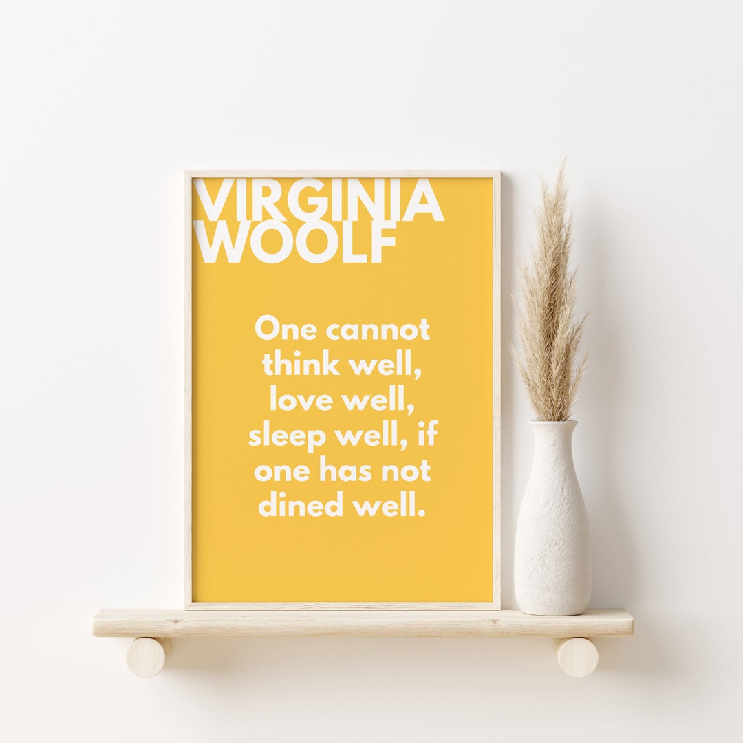 Virginia Woolf, Virginia Woolf Poster, Virginia Woolf Quote Print ...