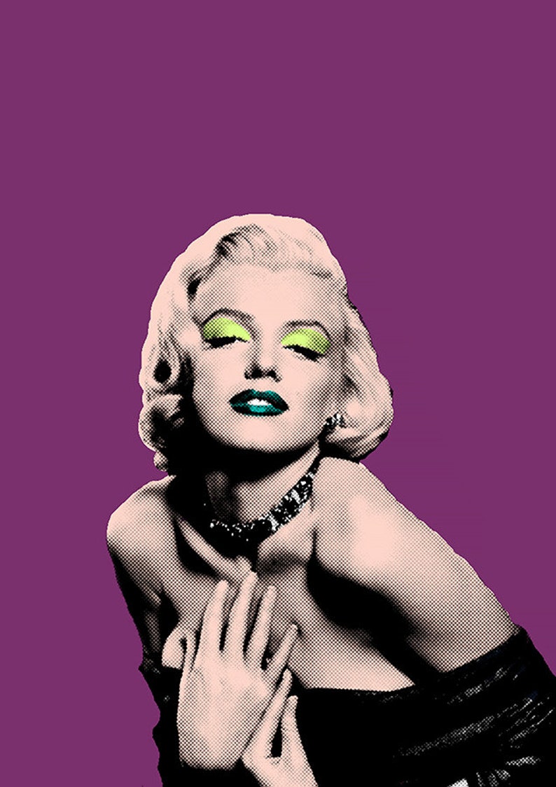 Marilyn Monroe Marilyn Monroe Poster Marilyn Monroe Art - Etsy