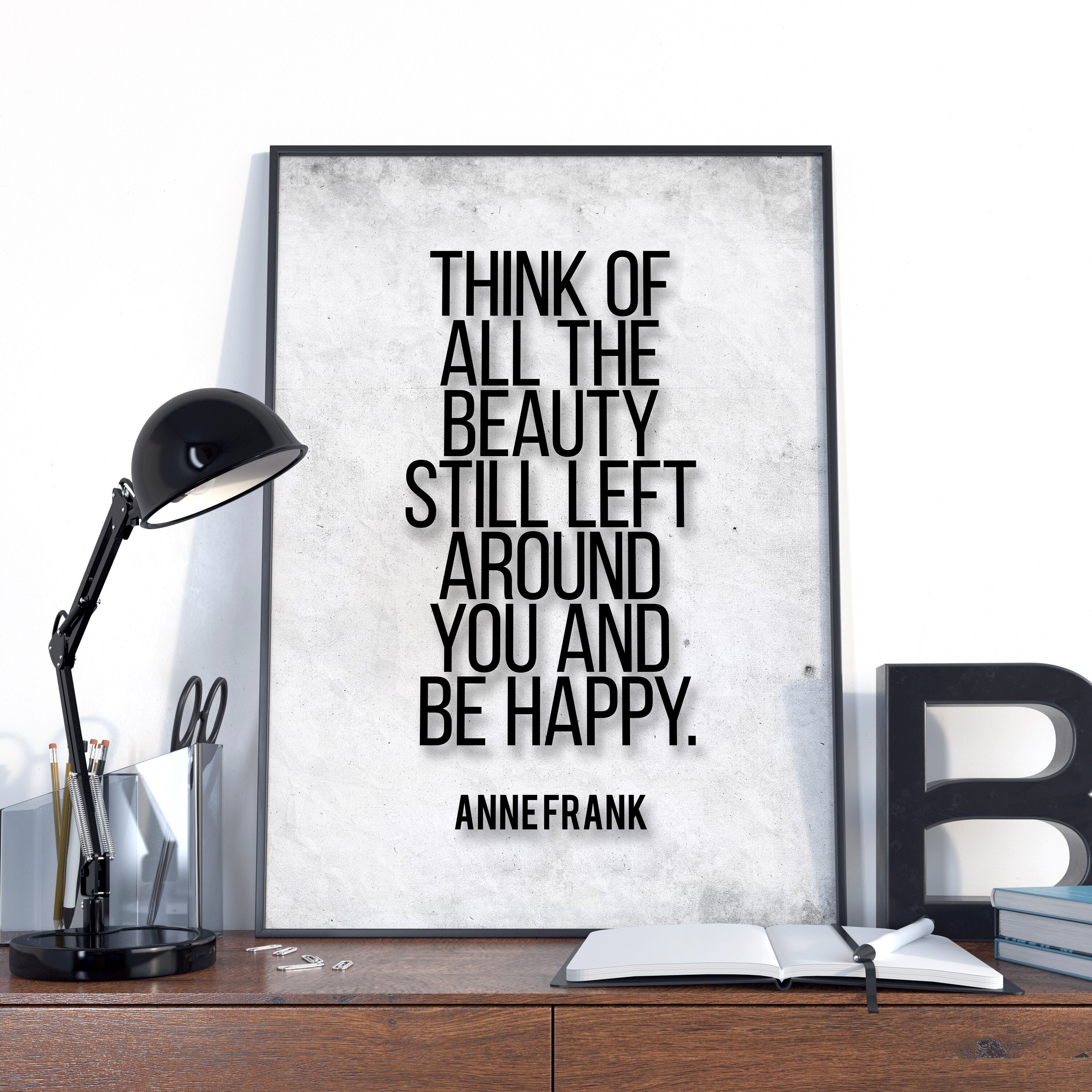 Anne Frank Anne Frank Quote Poster Anne Frank Quote Wall - Etsy