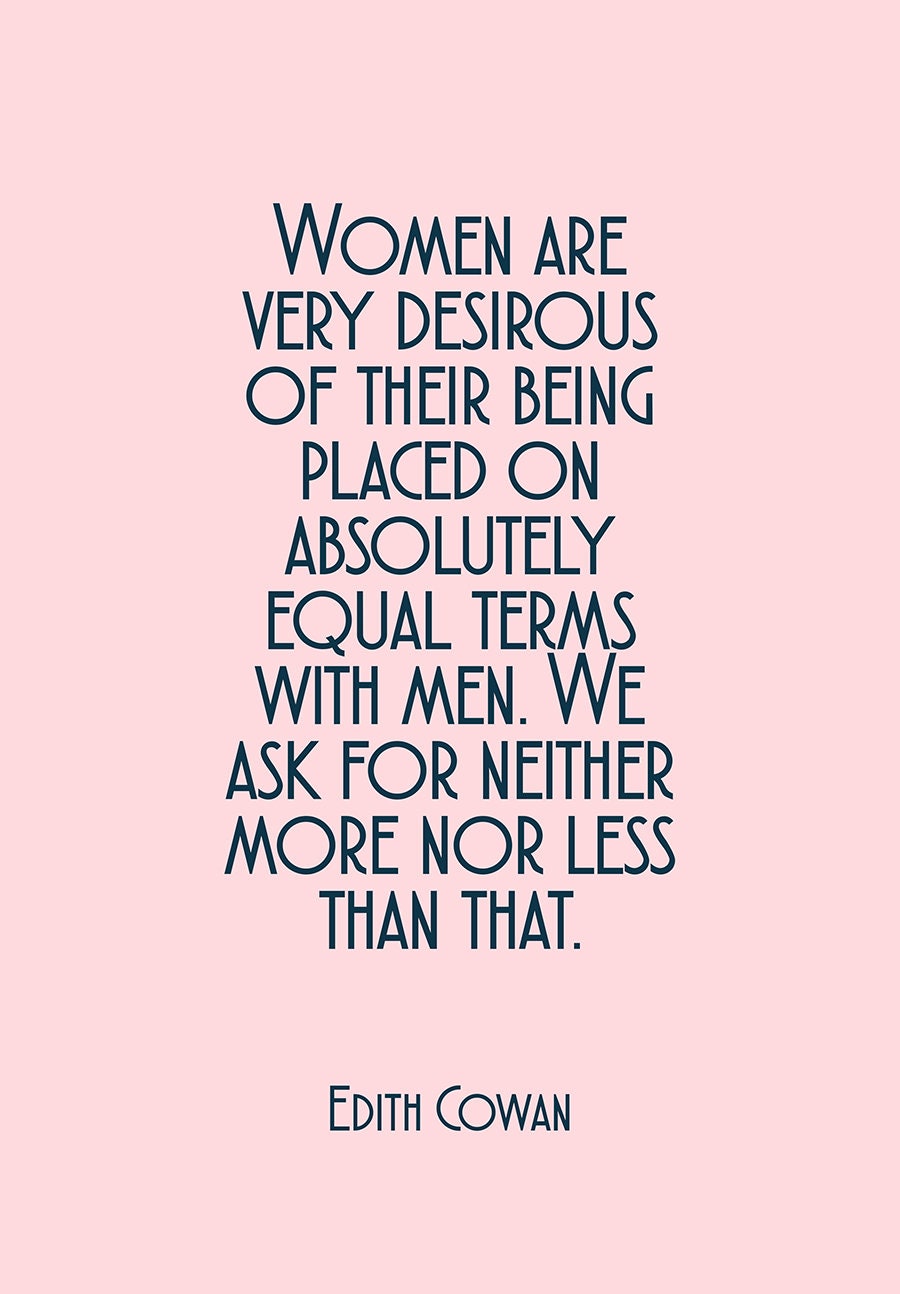 Edith Cowan Edith Cowan Quote Edith Cowan Art Edith Cowan - Etsy