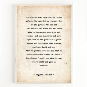 Sigrid Undset, Sigrid Undset Quote Poster, Sigrid Undset Quote Wall Art ...