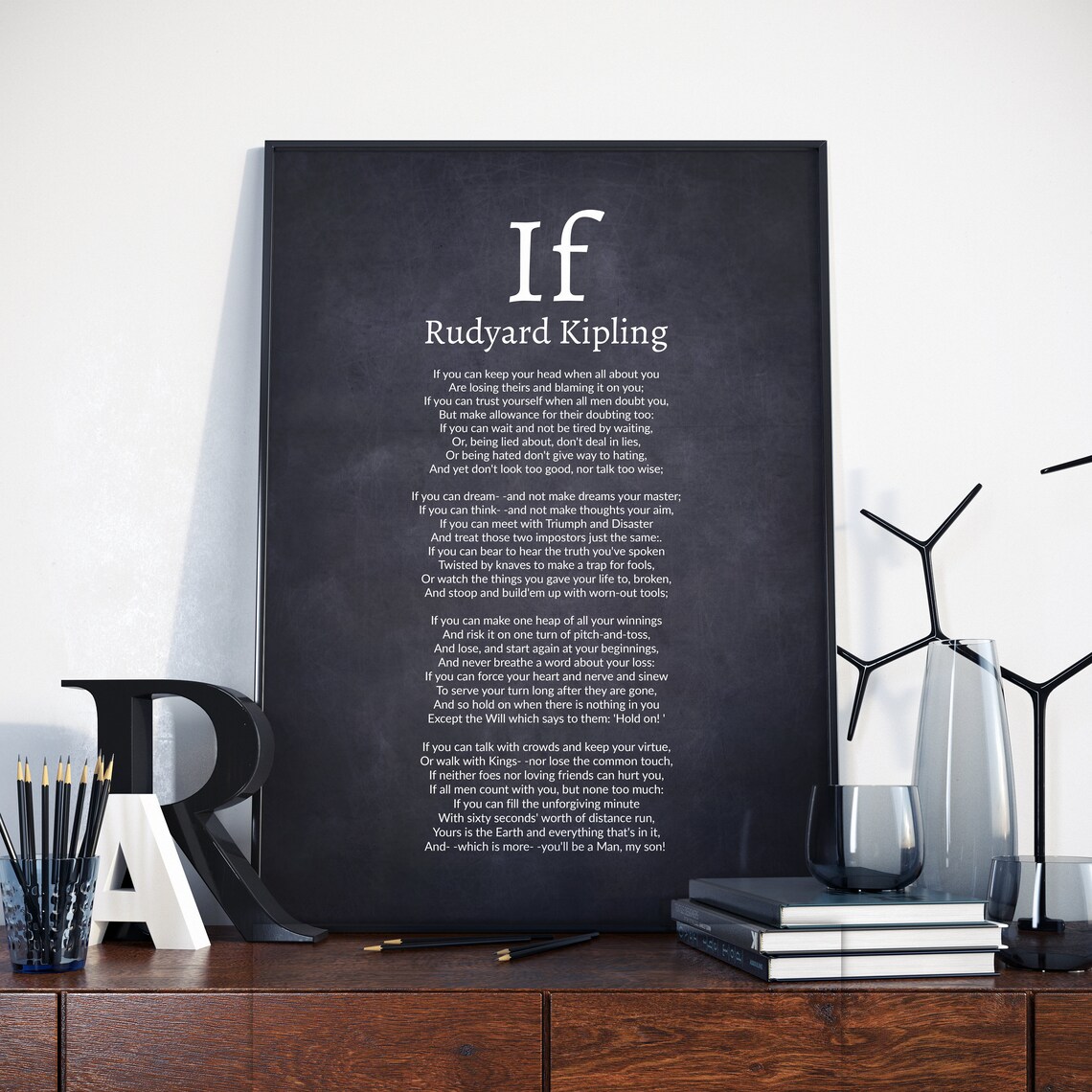 If Rudyard Kipling If Poem by Rudyard Kipling If Rudyard - Etsy