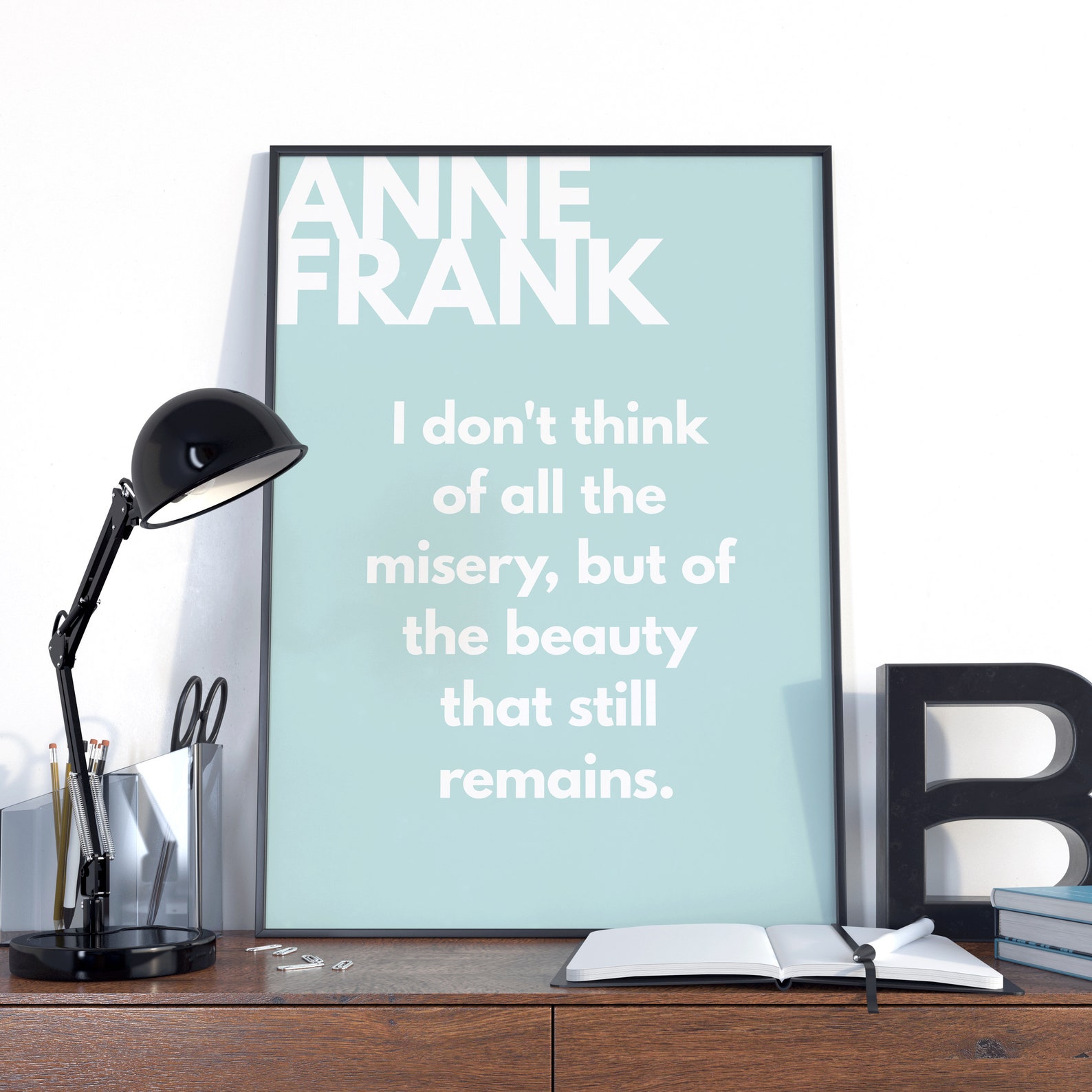 Anne Frank Anne Frank Quote Poster Anne Frank Quote Wall - Etsy