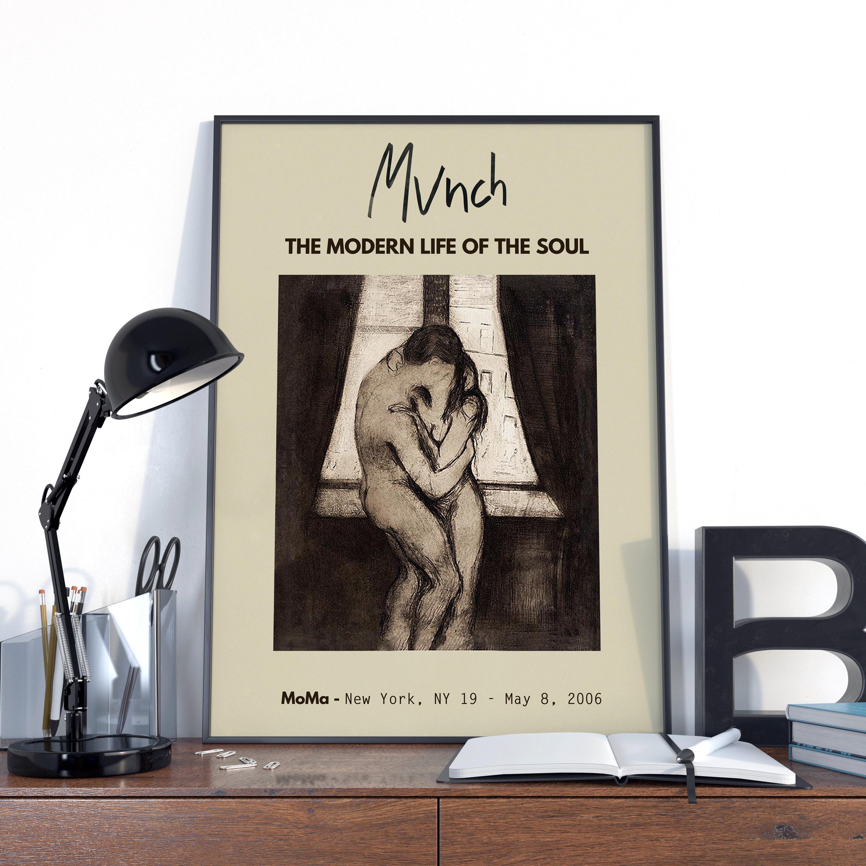 Edvard Munch Edvard Munch Exhibition Poster Edvard Munch - Etsy