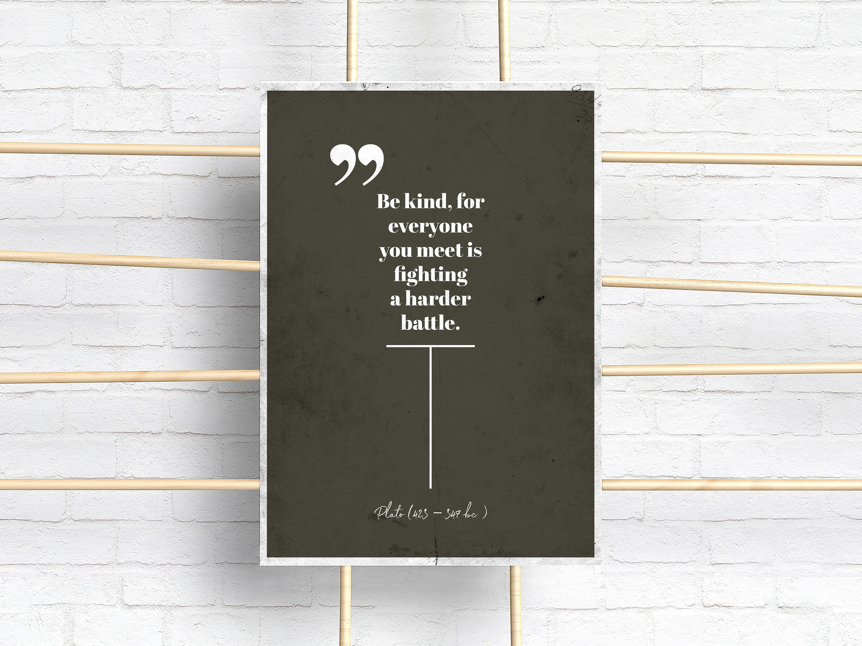 Plato Plato Quote Poster Plato Artwork Platon Quote Wall - Etsy