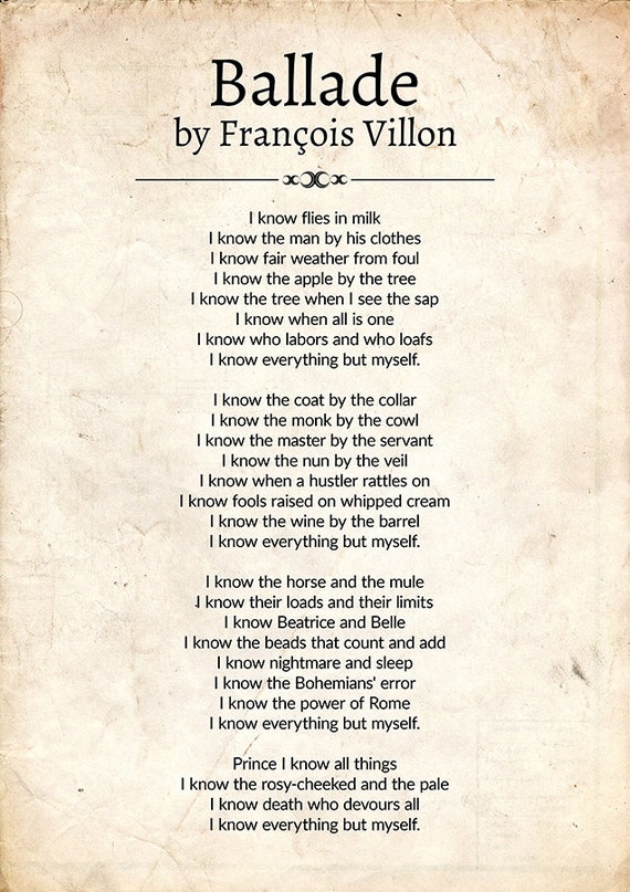 Ballad Poem About Love