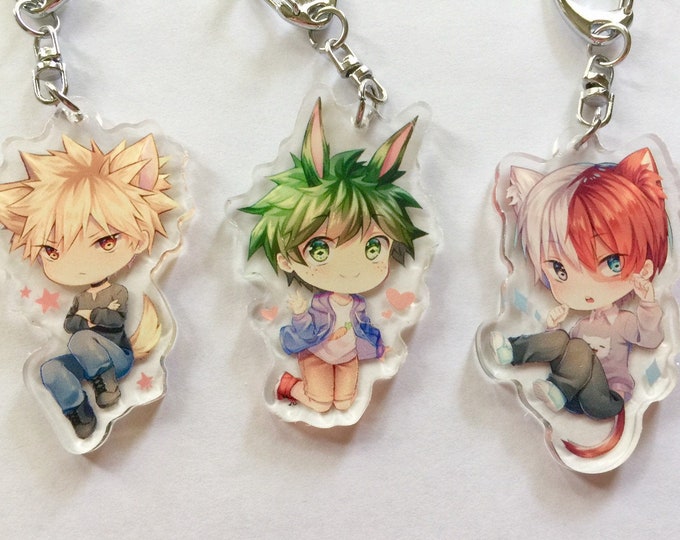 BNHA Charms - Etsy