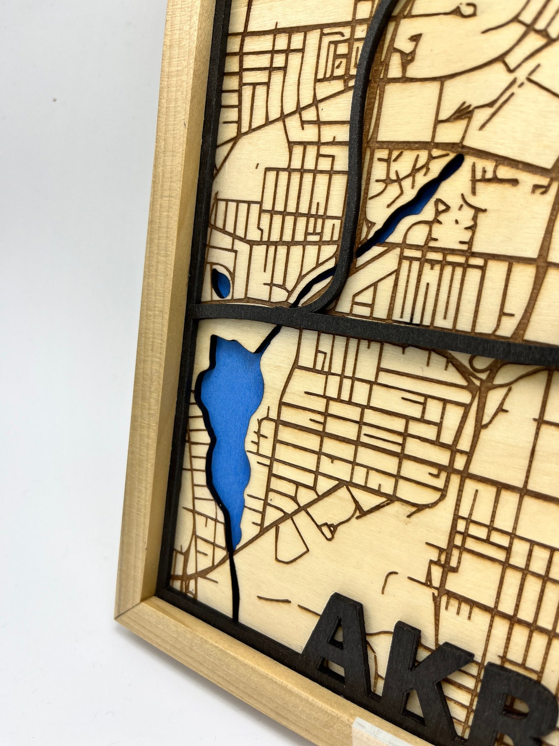 3D Laser Cut City Map - Etsy