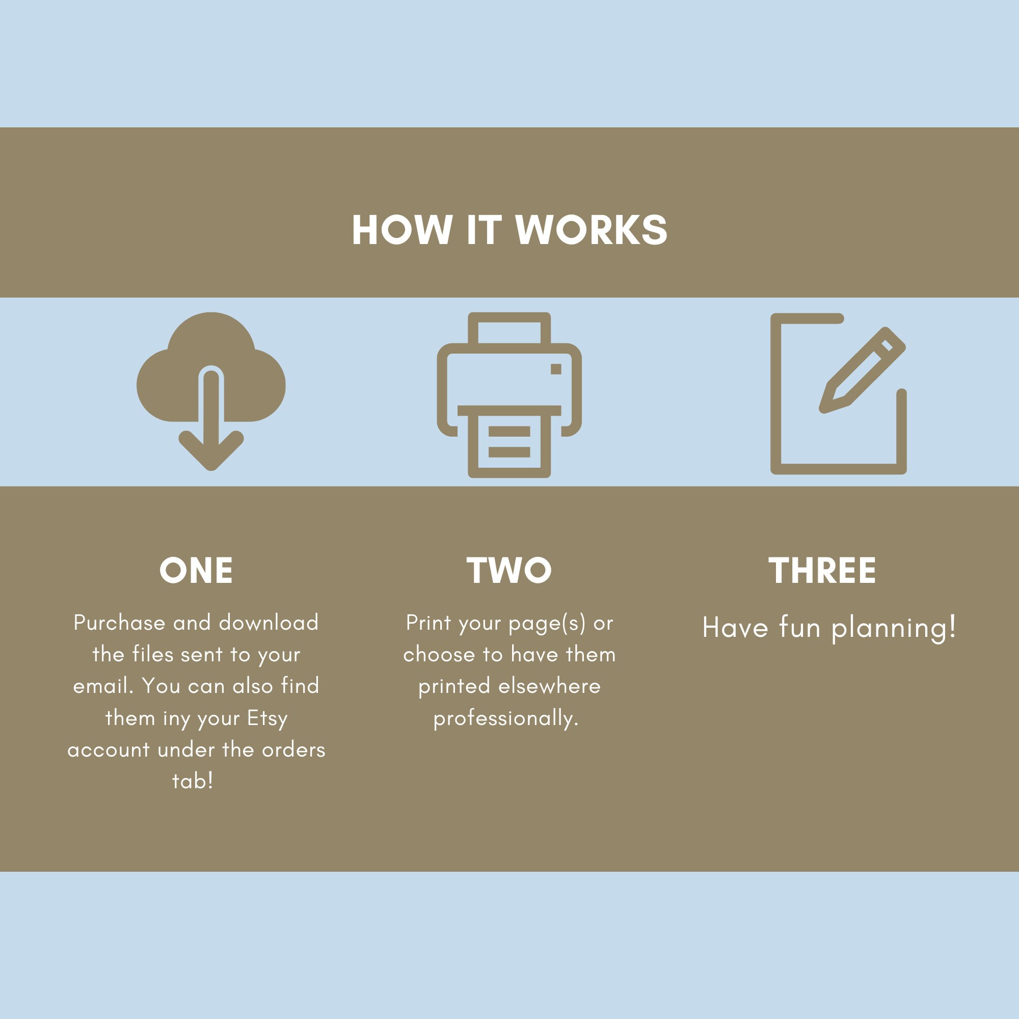 Printable Fall Themed Weekly Planner Page - Etsy