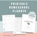 Printable Homeschool Planner 2023-2024 - Etsy