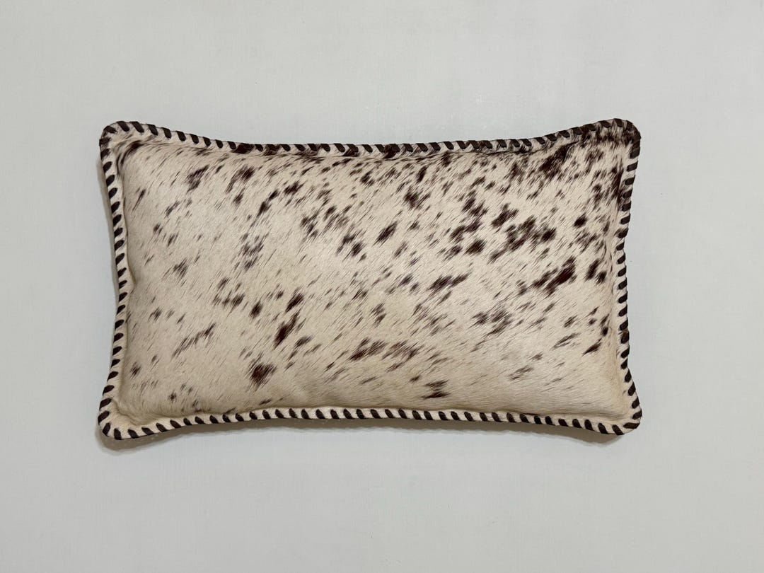 Genuine Cowhide Leather Longhorn Chocolate Hair on Hide With West ...