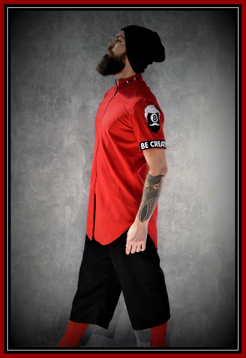 Premium Barber Smock from Kirios Barber LuxuryRed Jersey | Etsy