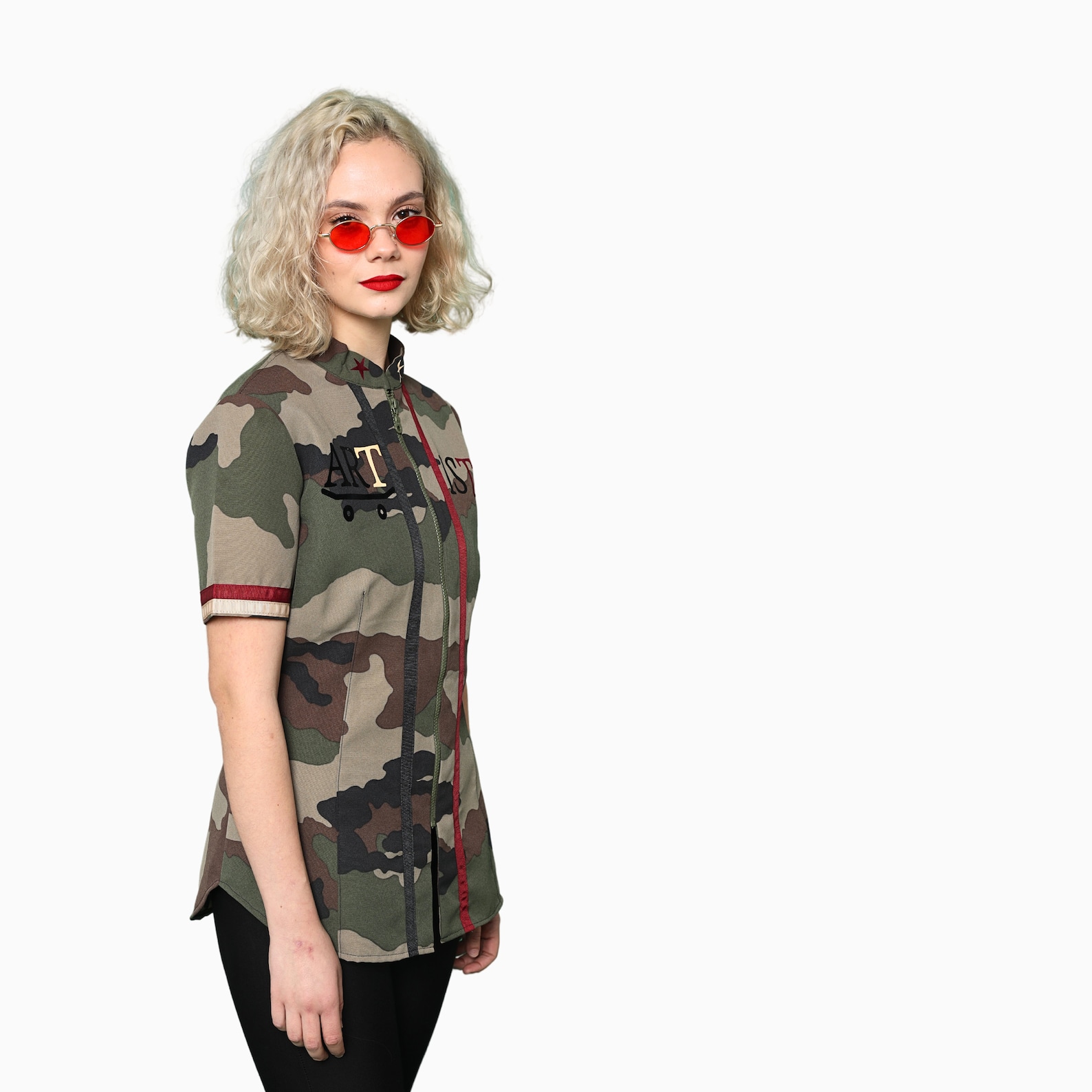 Premium Barber/hair Stylist Grooming Smock,female,camo,tailor Made ...