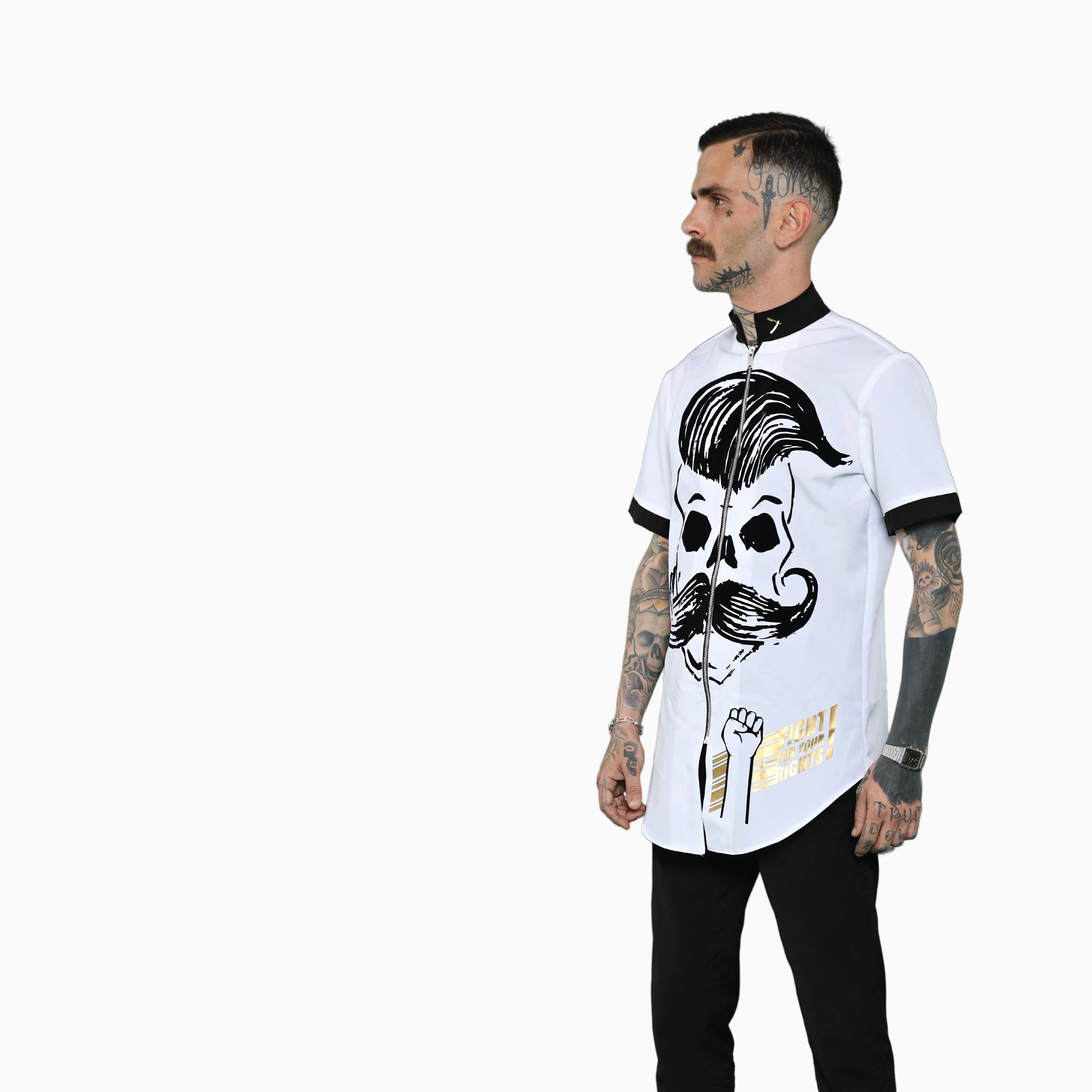 Limited Edition Barber Smock, KIRIOS Mr Fight Design, Waterproof Anti ...