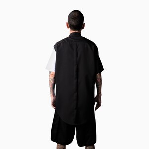 Premium Barber Smock From Kirios Barber Luxury, Black & White With ...