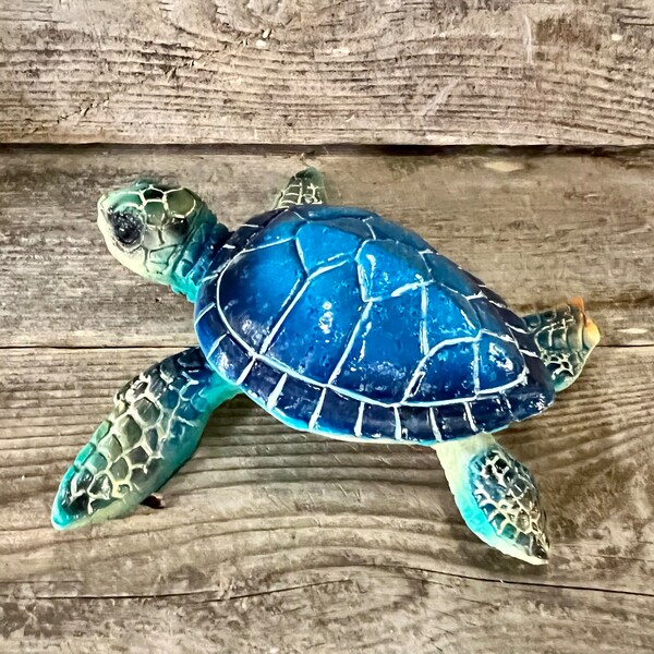 Sea Turtle Figurine - Etsy