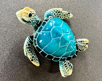 Shell Turtle Magnet - Etsy