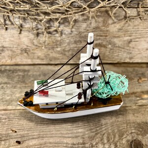 Decorative Handcrafted Wooden Gulf Shrimp Boat - Etsy