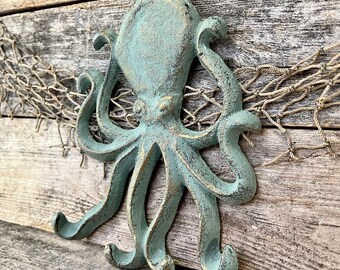 Brass Octopus Wall Hook - Etsy