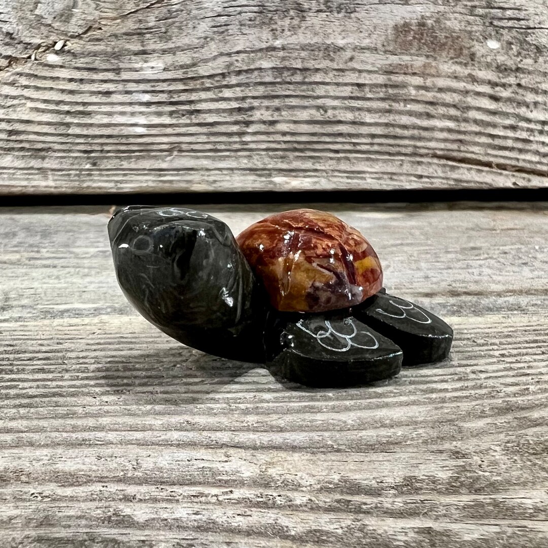 Miniature Sea Turtle Hatchling Hand-carved Marble Figurine - Etsy