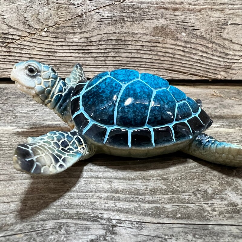 Sea Turtle Figurine - Etsy