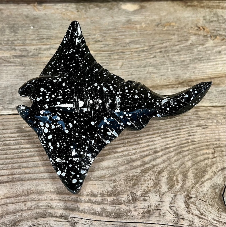 Eagle Ray on Stone Base Handcrafted Marble Figurine - Etsy