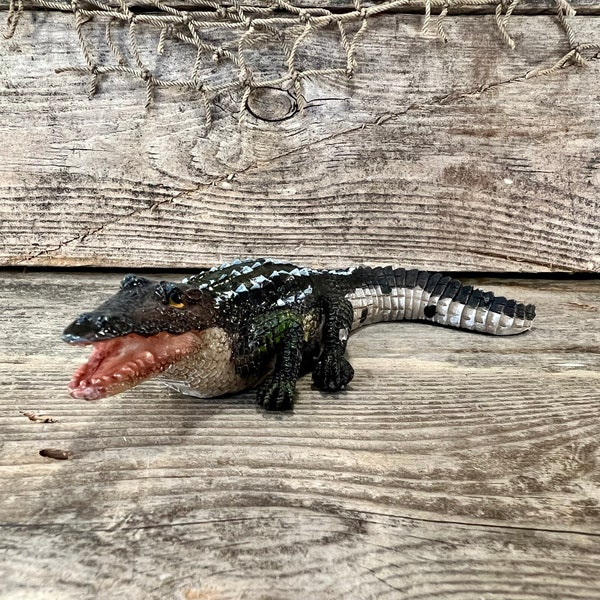 Alligator Figurine - Etsy