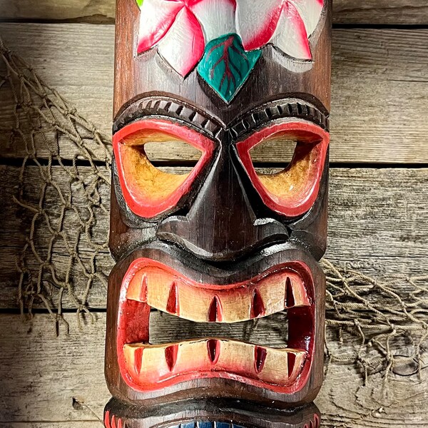 Tiki Mask - Etsy