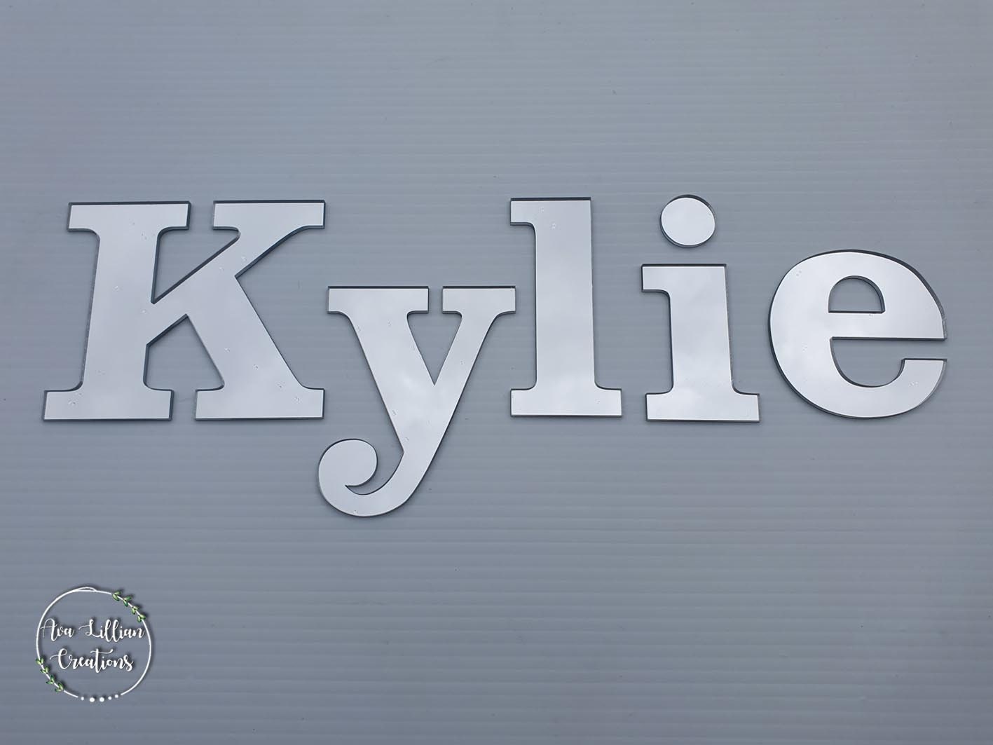 Acrylic and Wooden Letter Cut Outs Name Plaque Name Sign Price | Etsy