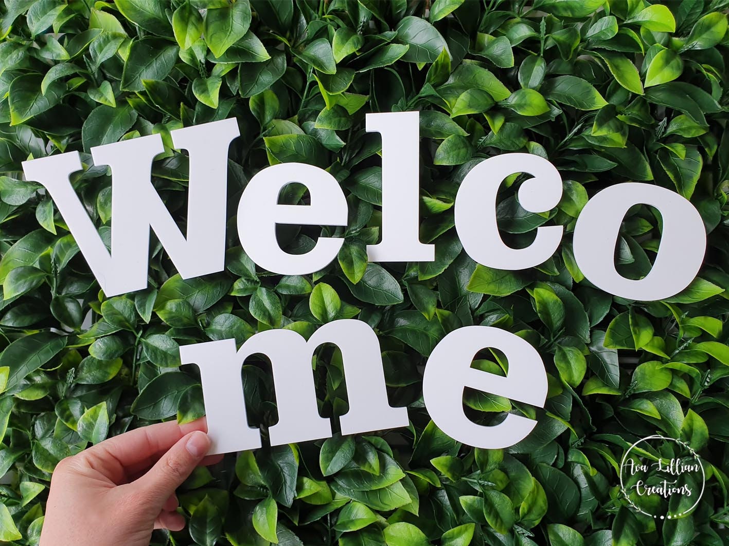 Acrylic and Wooden Letter Cut Outs Name Plaque Name Sign Price | Etsy