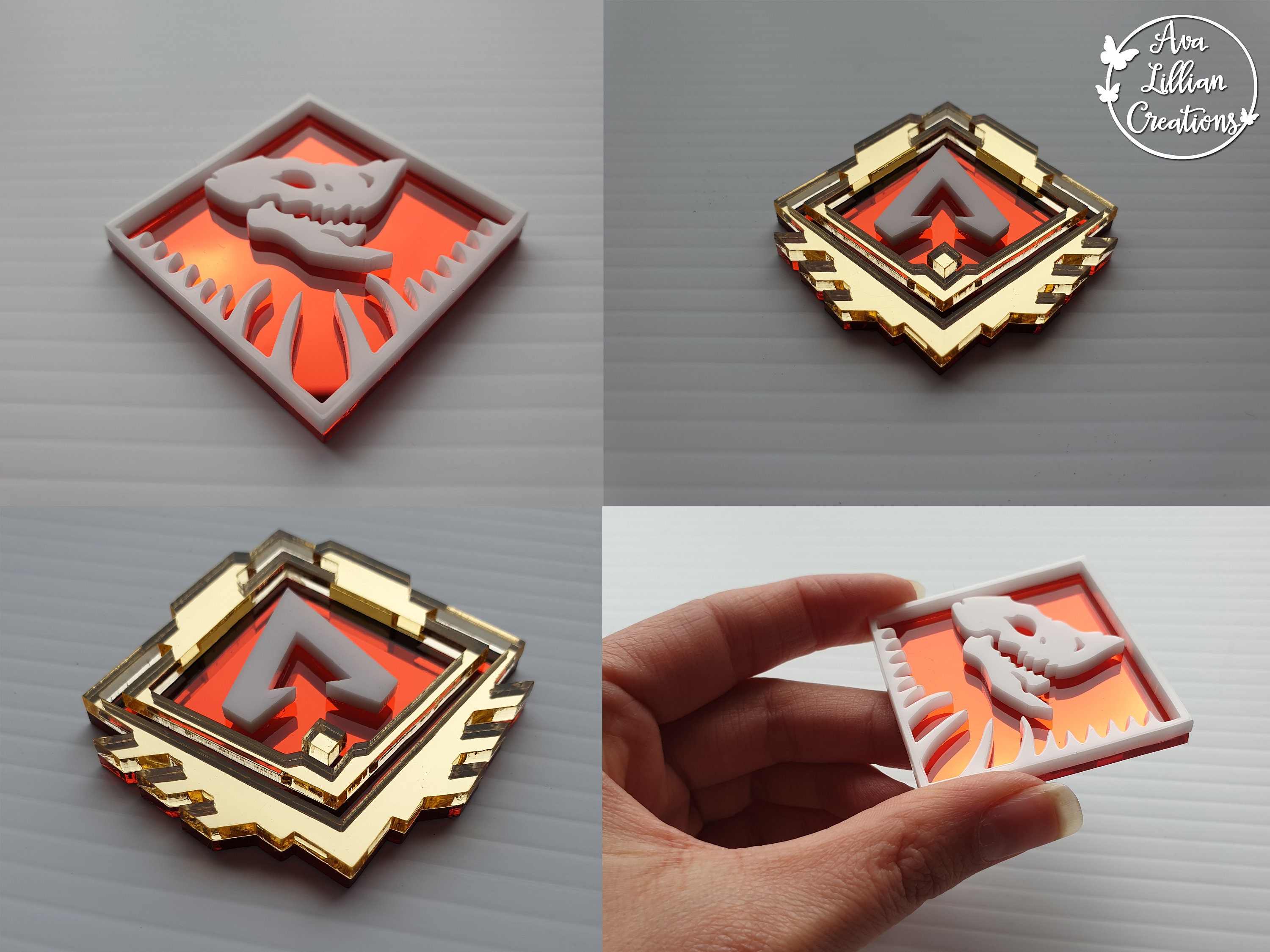 Apex Legends 3d Logo Acrylic Badge - Etsy Australia
