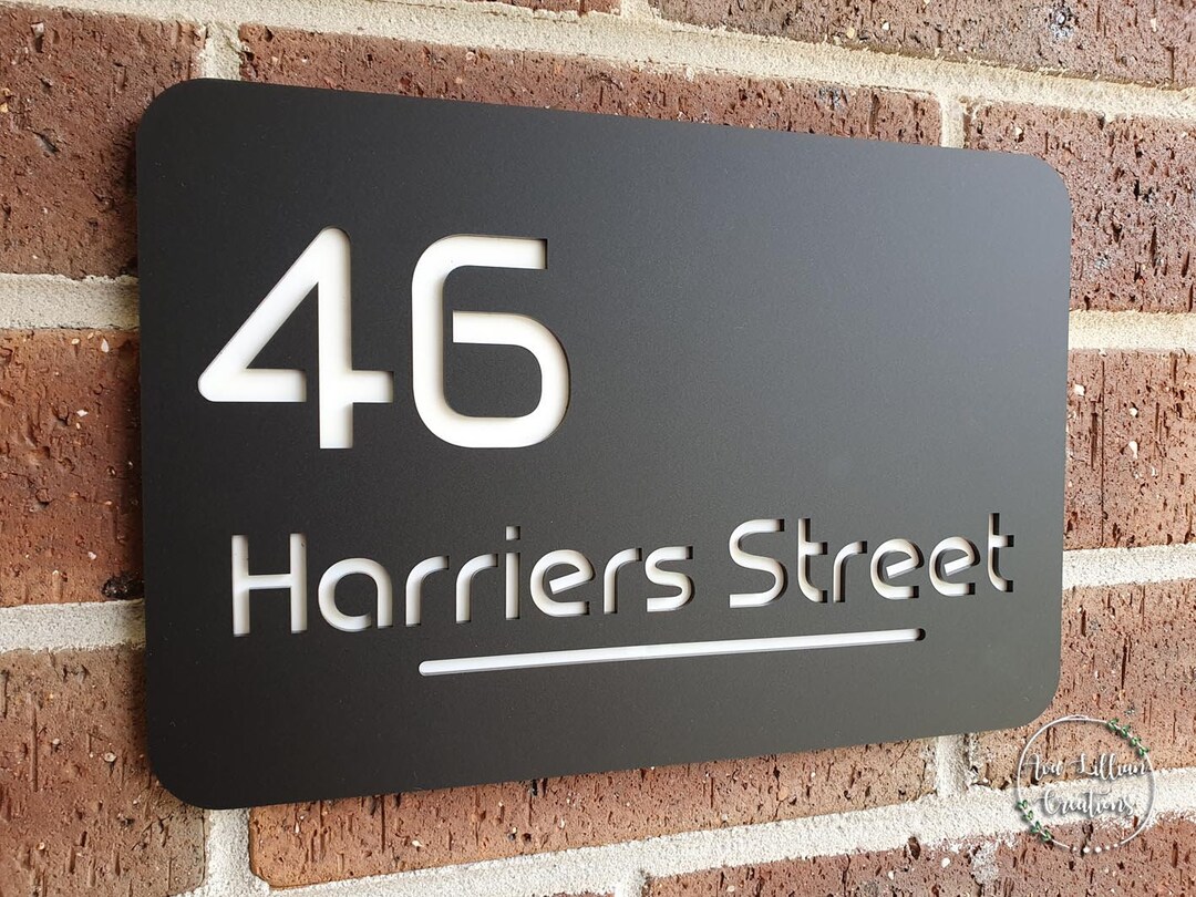 Letrero de casa / Letrero de dirección / Inauguración de la casa ...