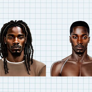 Black Man Clipart, Male Clipart, Dad Clipart, Men Clipart, Father Day ...