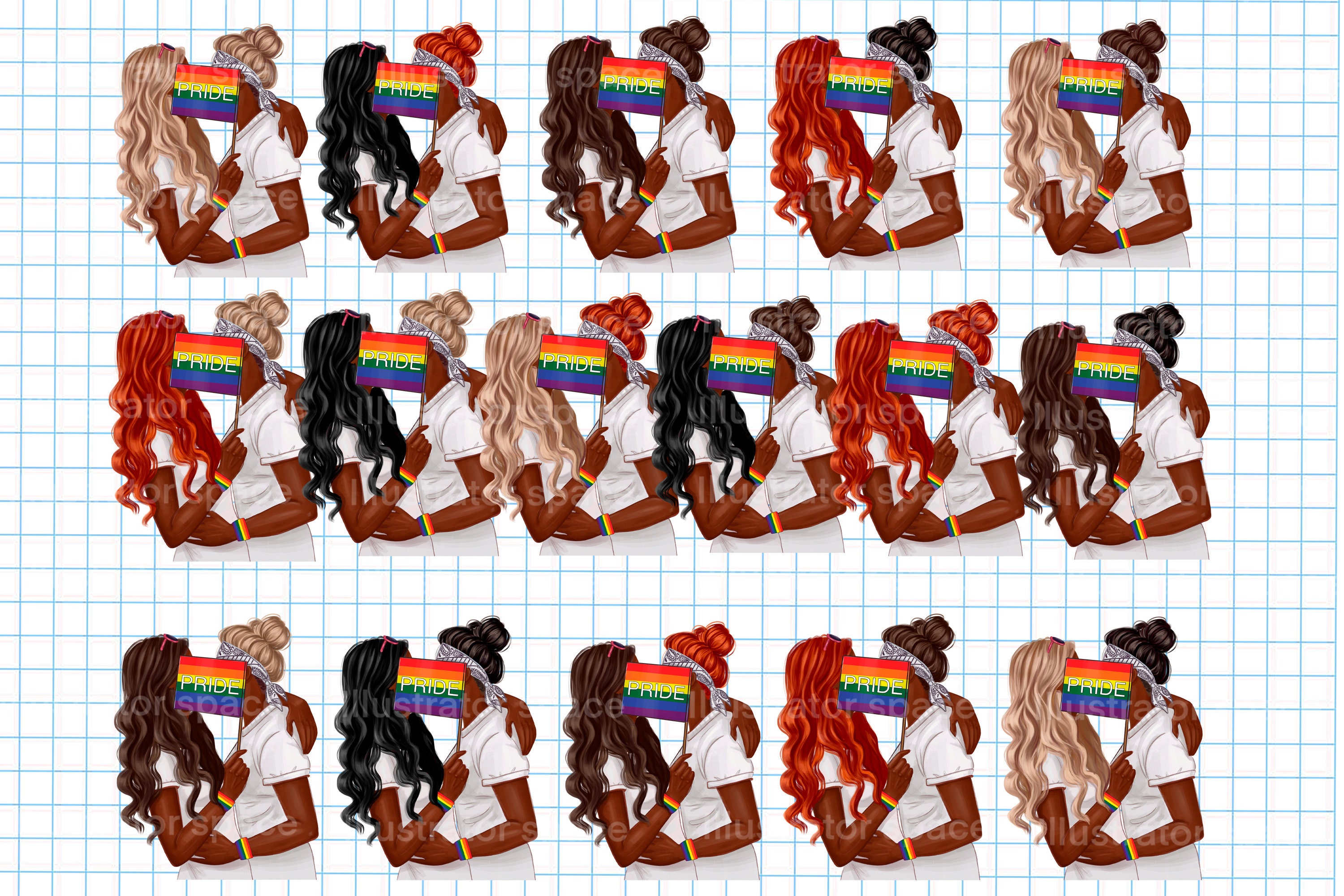 LGBT Pride Clipart LGBT Clip Art Lesbian Clipart Pride Png - Etsy Australia