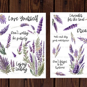 Lavender Goodnotes Stickers, Spring Good Notes, Digital Sticker Pack ...