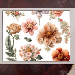 Flowers Goodnotes Stickers Spring Goodnotes iPad Stickers - Etsy