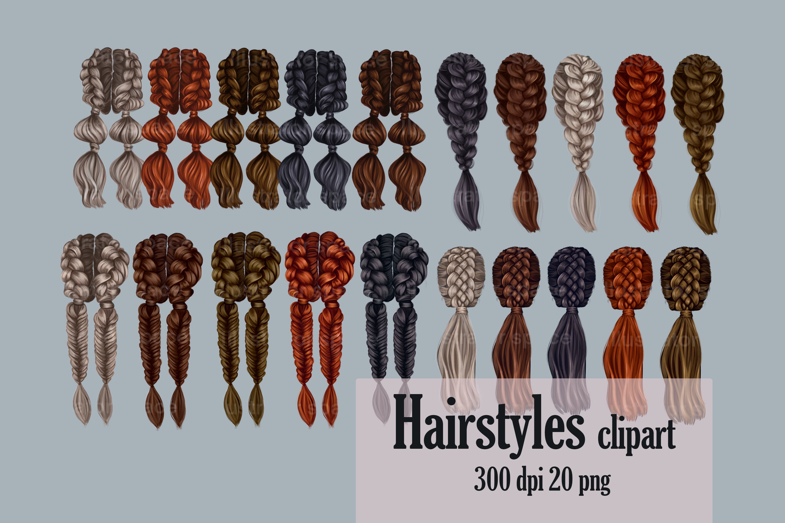 Tresses Clipart People
