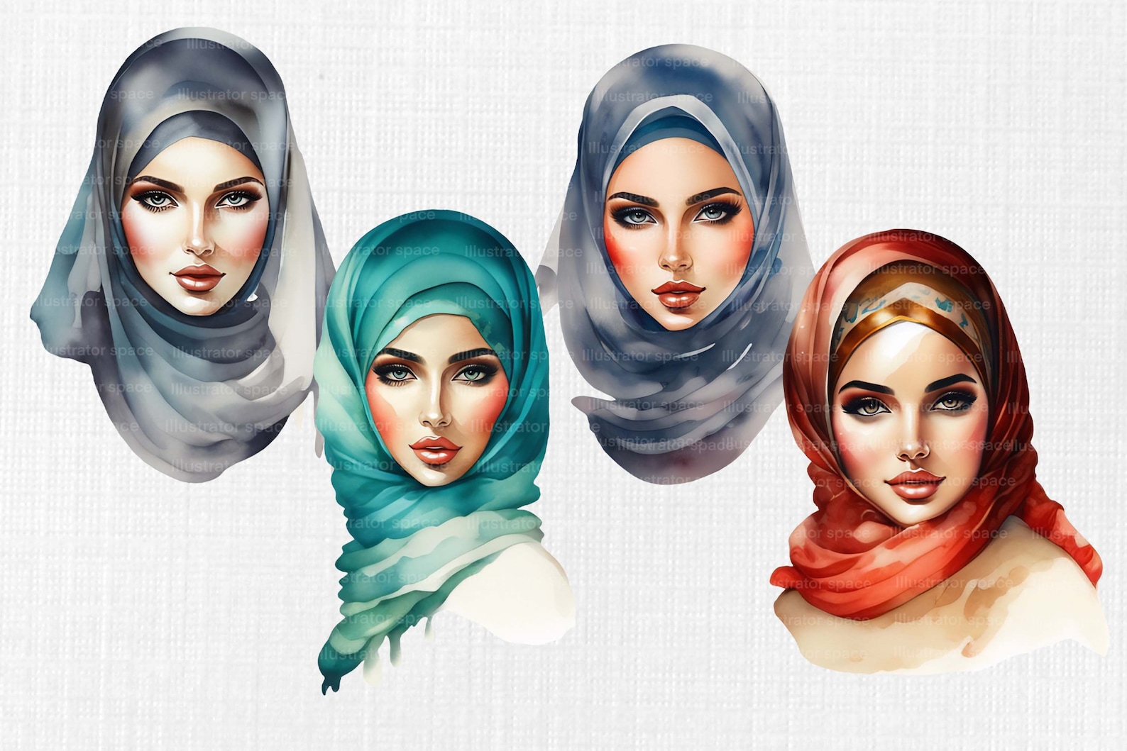 Arabic Art Muslim Wall Art Arabic Wall Art Arab Woman - Etsy