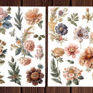 Flowers Goodnotes Stickers Spring Goodnotes iPad Stickers - Etsy