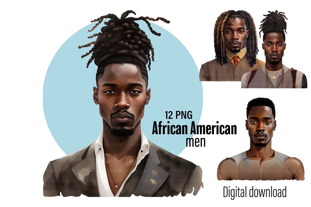 Black Man Clipart, Male Clipart, Dad Clipart, Men Clipart, Father Day ...